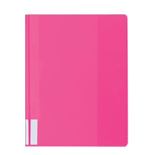 Durable Duralux Clear View Folder Plastic Extra Wide A4 Pink Ref ...