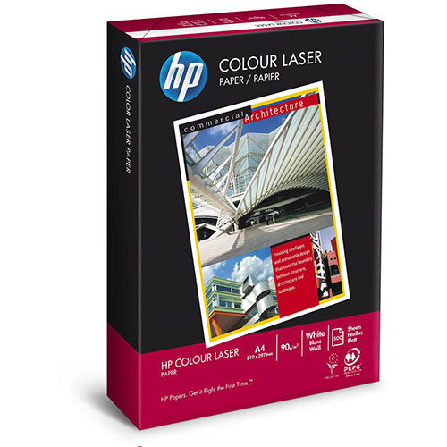 Hewlett Packard Colour Laser Paper Card Smooth 200gsm A4 White Ref ...
