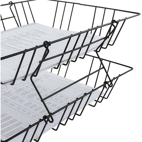 Wire Letter Tray Risers Pack of 2 - Hunt Office UK