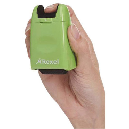 Rexel ID Guard Retractable Ink Roller Lime with Black Ink Pack of 5 ...
