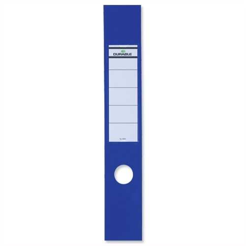 Durable Ordofix Spine Labels Blue PVC Lever Arch File Pack 10 - Hunt ...