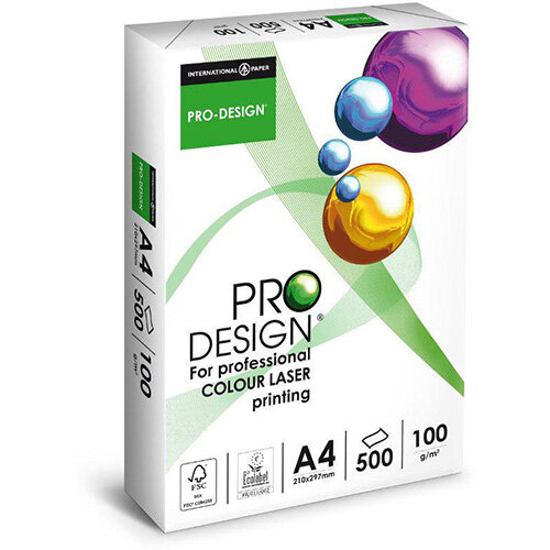 Pro Design Paper 100gsm A4 [500 Sheets] Ref PDFSC21100 - Hunt Office UK