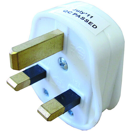 13 amp UK 3 Pin Plug Top - Hunt Office UK
