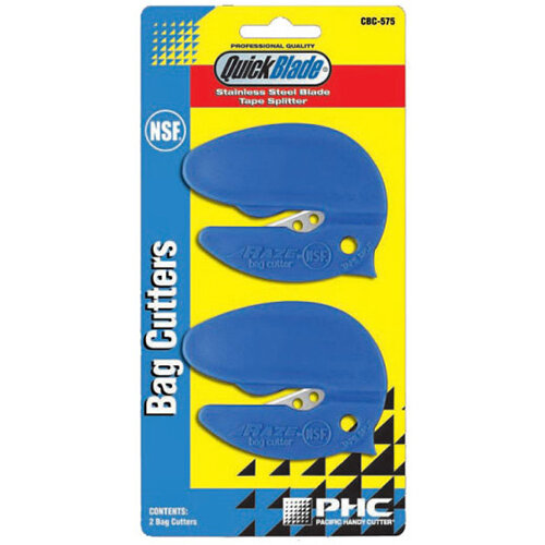Pacific Handy Cutter NSF Safety Bag Cutter Tape Splitter Blue Ref CBC ...