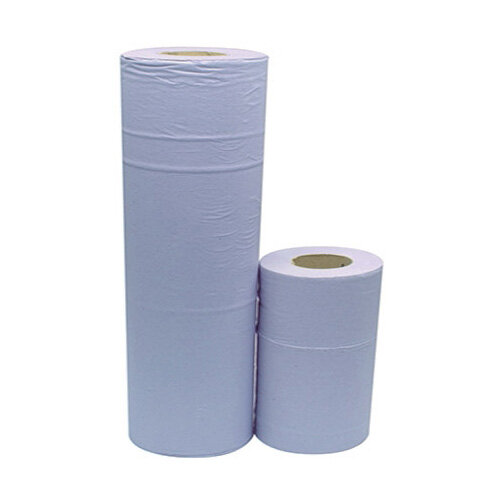 2Work Dispenser Hygiene Cleaning Paper Rolls 2 Ply Blue Rolls 10inch x ...