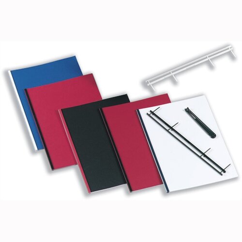 GBC Desktop Velobinder Binding Strips 25mm 4 Prongs Bind 200 Sheets A4 ...