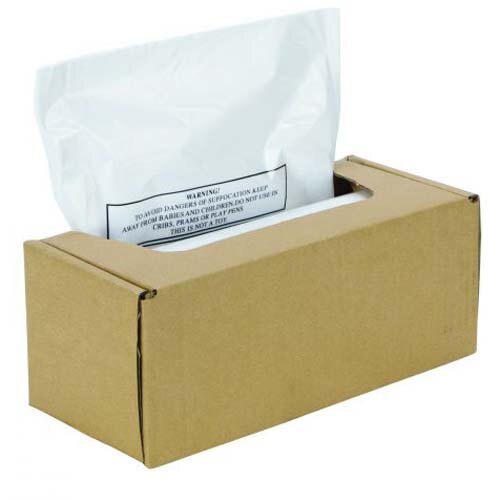 Fellowes Shredder Waste Bag 60-75 Litre Clear (Pack 50) 3608401 ...