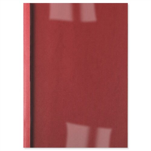 GBC Thermal Binding Covers 6mm Front PVC Clear Back Leathergrain A4 Red ... GBC Thermal Binding Covers 6mm Front PVC Clear Back Leathergrain A4 Red ...