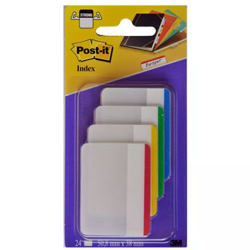 3M Post-it Durable Filing Tab Flat Pk 24 686-F1 - Hunt Office UK