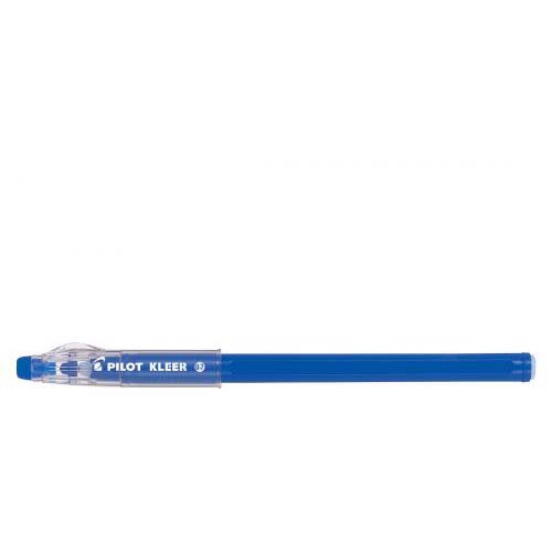 Pilot Kleer Erasable Ballpoint Pen 0.7mm Tip 0.35mm Line Blue (Pack 12 ...