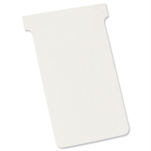 Nobo T-Cards Size 4 112x180mm White Pack 100 - Hunt Office UK