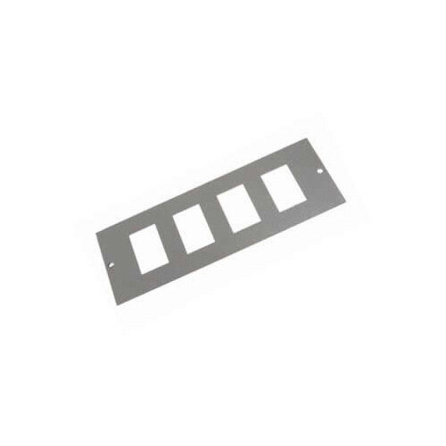 4 Compartment 4 way Floor Box 76mm 4 Compartments Spare Blank Plate for ...