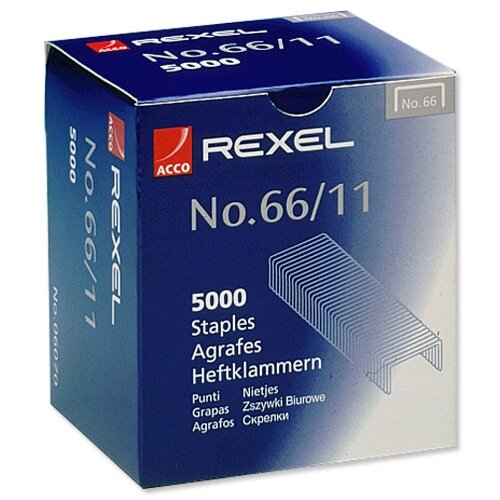 Rexel 66 Staples 11mm Pack 5000 - Hunt Office UK