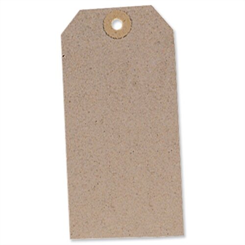 Merit Unstrung Tag Buff 120x60mm Pack 1000 - Hunt Office UK