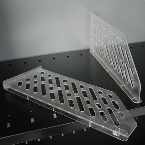 Bisley Dividers for Slotted Shelf BSD Clear Pack of 5 - Hunt Office UK