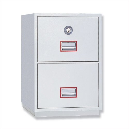 Filing Cabinet Fire Resistant 2 Lockable Drawers 145 Kg Phoenix ...
