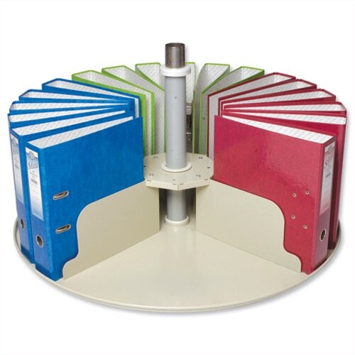 Rotadex Platfile Filing Platform Circular for 24 Lever Arch Files Dove ...