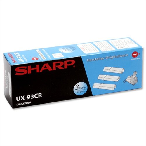 Sharp Ribbons Black for UXP400 UX93CR Pack 3 - Hunt Office UK