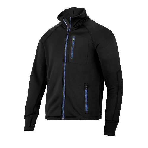 Snickers 8001 FlexiWork Stretch Fleece Jacket Size XS Black - Hunt ...