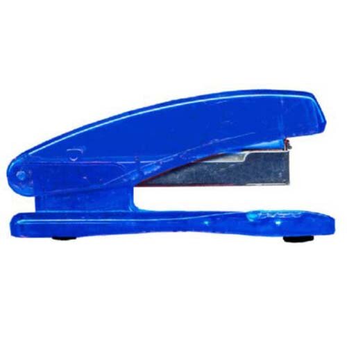 ValueX Half Strip Stapler Plastic 20 Sheet Blue - HuntOffice.co.uk