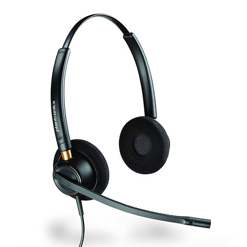 Poly EncorePro HW520 Headset Binaural Noise-Cancelling 89434-02 - Hunt ...