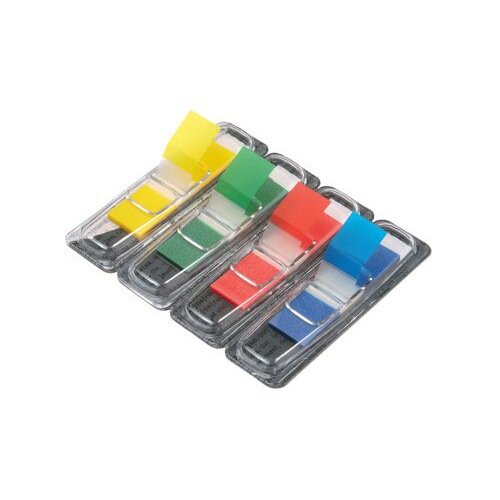 5 Star Index Flag 4 Bright Colours 12.5x50mm 5 Packs of 35 Flags [175 ...
