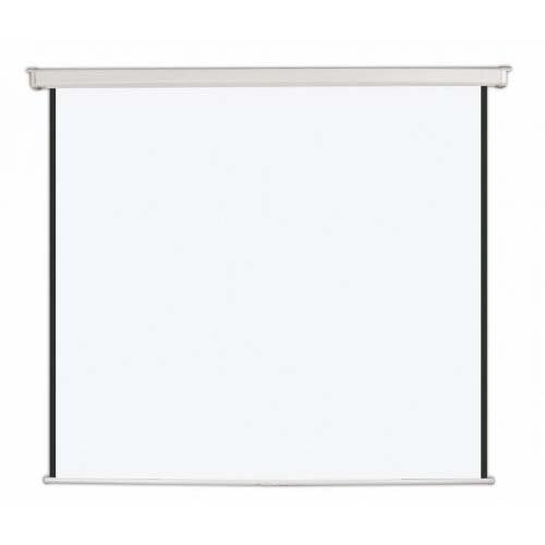 Bi-Office Wall Projection Screen 2000x2000mm Black Border White Housing ...