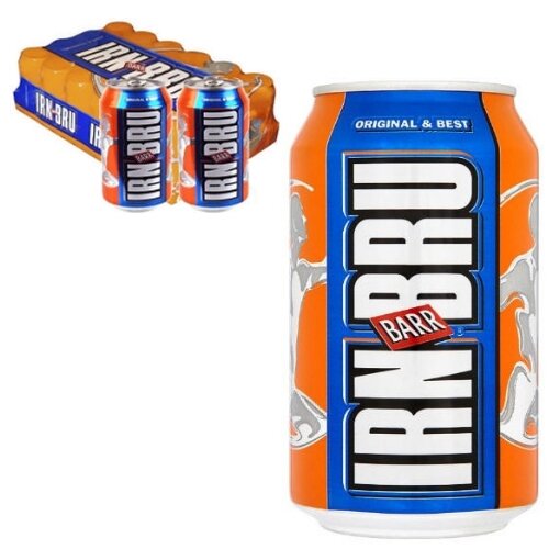 Irn Bru Soft Drink Cans (Pack of 24) - Hunt Office UK