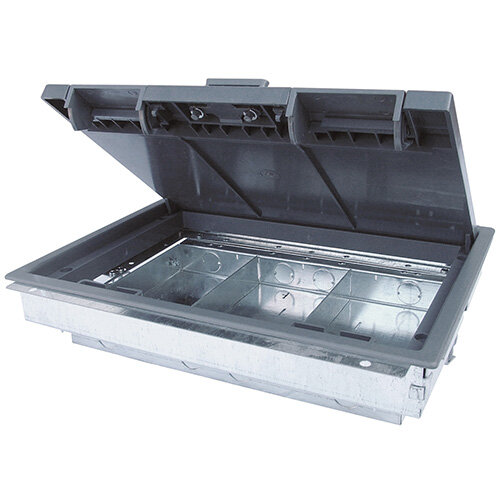 3 Compartment Shallow Floor Box 303mmx221mm - Hunt Office UK