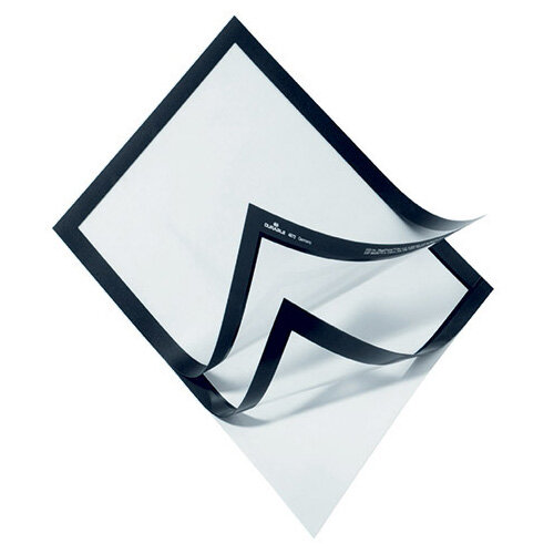 Duraframe Magnetic Frame A4 Black 4882 01 - Hunt Office UK