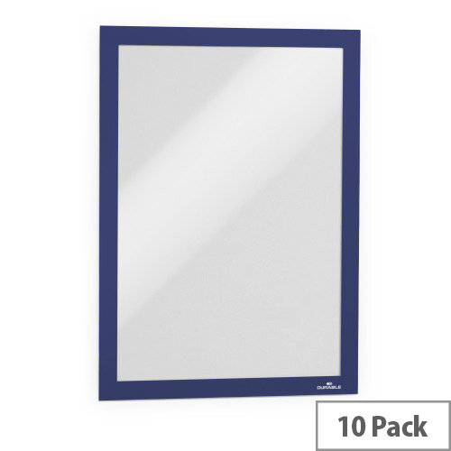 Durable Duraframe Self-Adhesive A4 Blue (Pack of 10) 4882/07 - Hunt ...