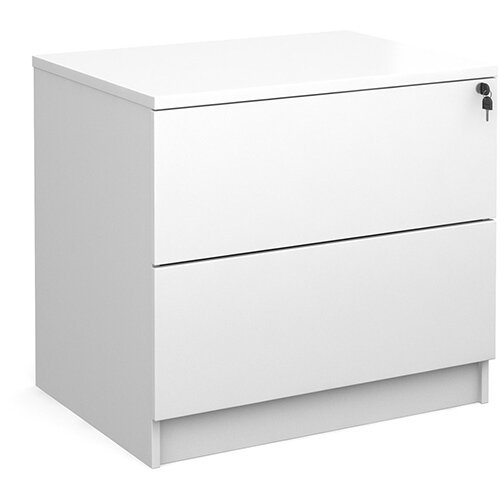 Executive 2 drawer side filer - white - Hunt Office UK