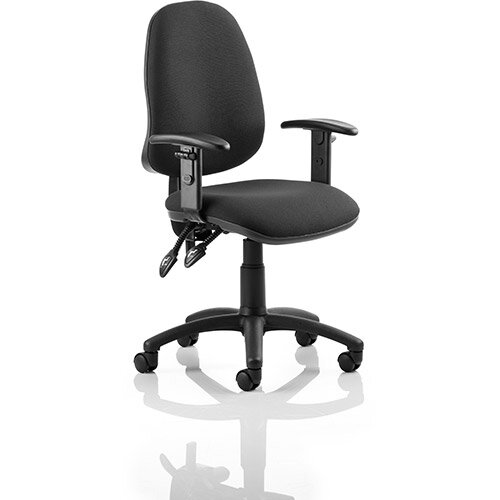 Eclipse II Lever Task Operator Office Chair Black With Height ...