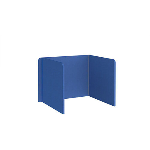 Free-Standing 3-Sided 700Mm High Fabric Desktop Screen 1000Mm Wide ...