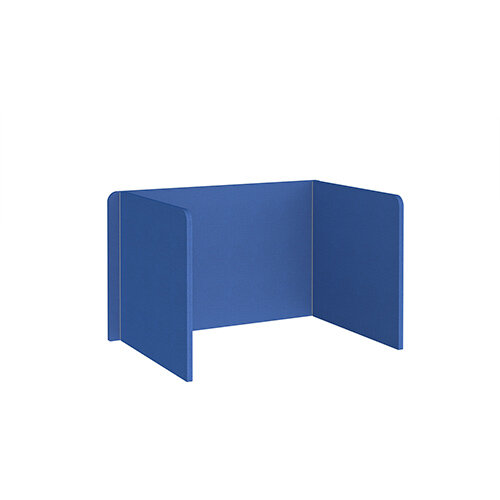 Free-Standing 3-Sided 700Mm High Fabric Desktop Screen 1200Mm Wide ...