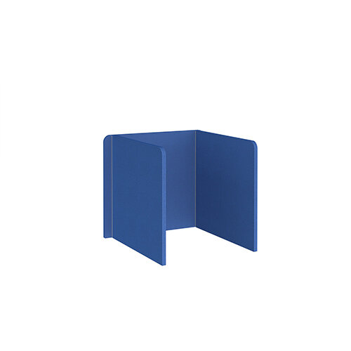 Free-Standing 3-Sided 700Mm High Fabric Desktop Screen 800Mm Wide ...