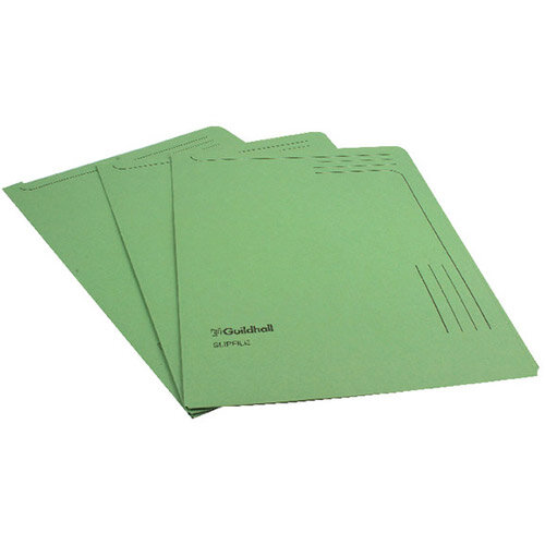 Guildhall Green Slipfiles A4 Pack of 50 14603 - Hunt Office UK