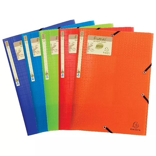 Forever Elasticated 3 Flap Folder Assorted Pack of 15 551570E - Hunt ...
