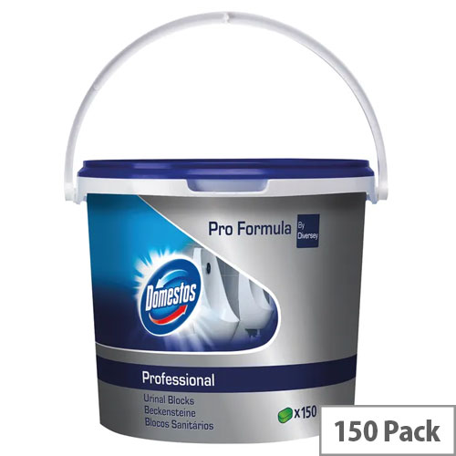 Domestos Professional Urinal Blocks 3kg Tub of 150 Tablets VDL7508187 ...