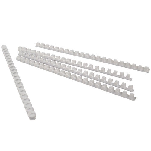 Binding Comb 12mm White Pack 100 Q-Connect - Hunt Office UK