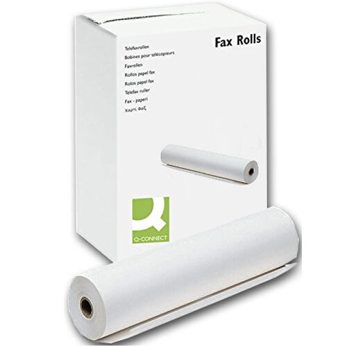 Q-Connect Fax Roll 210mmx24mx12mm Pack of 6 KF50105 - Hunt Office UK