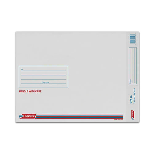 GoSecure Size 10 Bubble Lined Envelopes 350x470mm White Pack of 50 ...