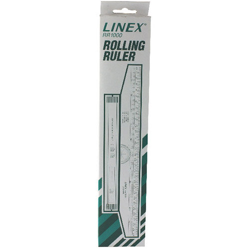 Linex Rolling Ruler 300mm LXERR1000 - Hunt Office UK
