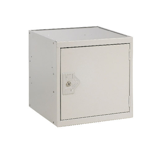 One Compartment Cube Locker Light Grey Body & Door 300x300x300mm ...