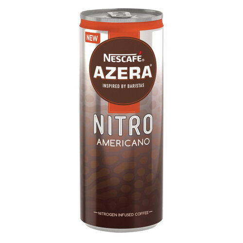 Nescafe Azera Nitro Americano 12 x 192ml 12337197 - Hunt Office UK