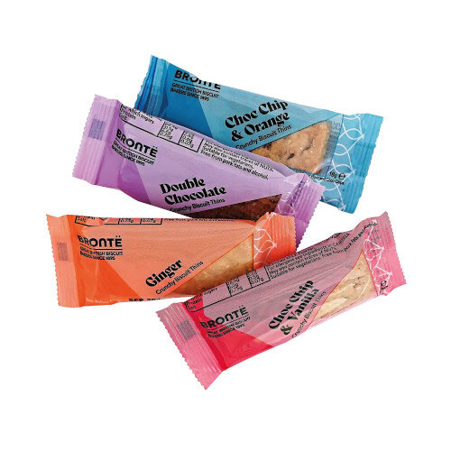 Cafe Bronte Twin Mini Variety Biscuits Individually Wrapped (Pack of ...
