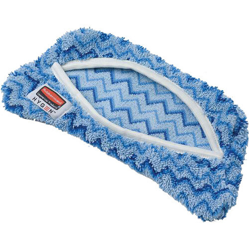 Rubbermaid HYGEN Damp Cleaning Cover Mop Head for Microfiber Flexi Mop Frame Blue
