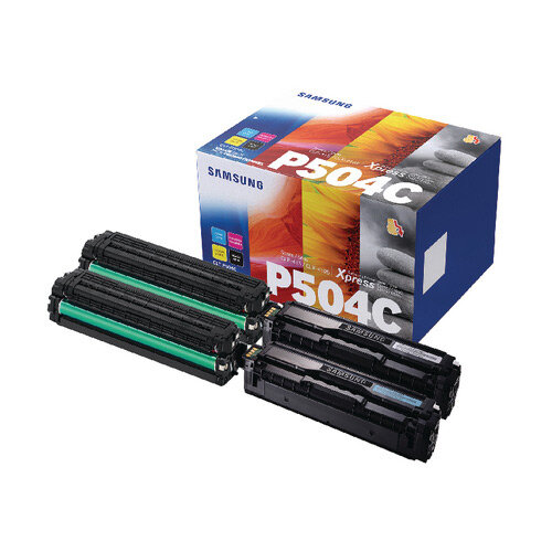 Samsung CMYK Rainbow Toner Kit Pack of 4 CLT-P504C ELS - Hunt Office UK