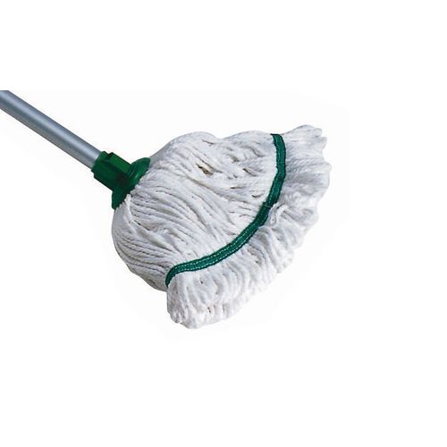 Hygiene Socket Mop With Aluminium Handle Green - Hunt Office UK