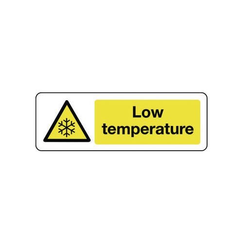 Sign Low Temperature Vinyl 400x600 - Hunt Office UK